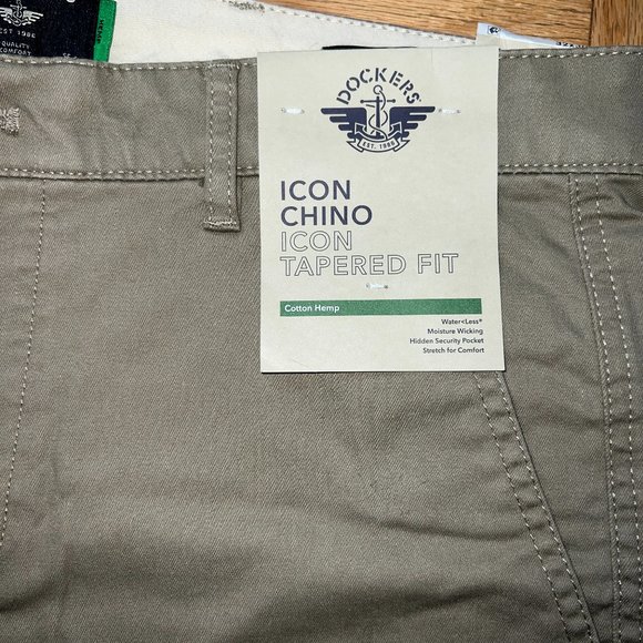 Dockers | Pants | Docker Iconic Chino Tapered Fit New | Poshmark